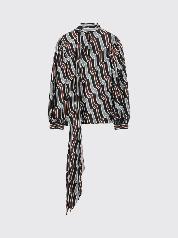 Gucci Silk Shirt With Graphic Print