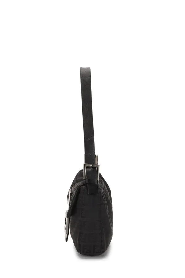 Fendi Zucchino Baguette Shoulder Bag