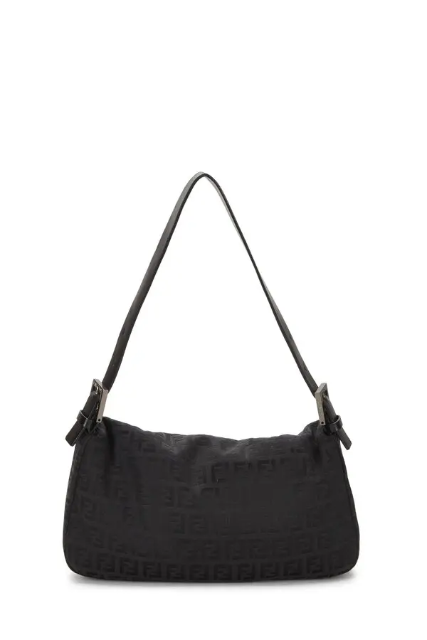 Fendi Zucchino Baguette Shoulder Bag