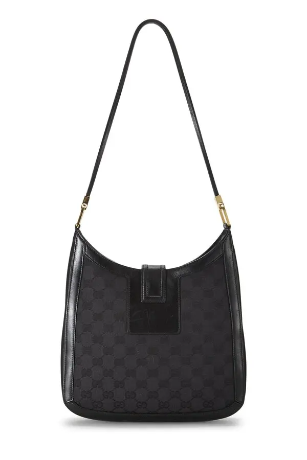 Gucci Canvas G Buckle Hobo