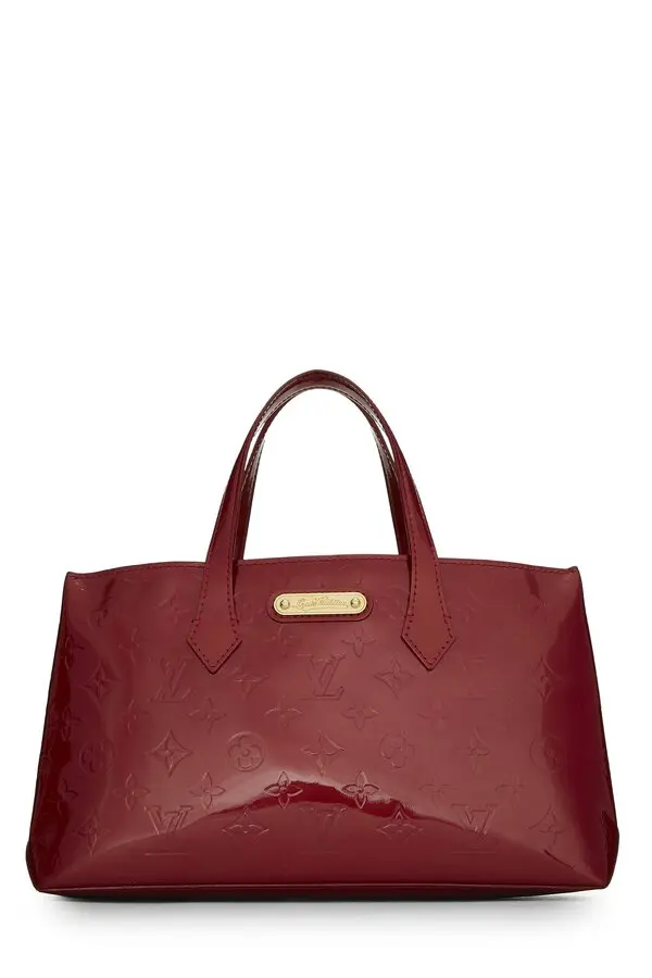 LOUIS VUITTON Rouge Fauviste Monogram Vernis Wilshire - Red