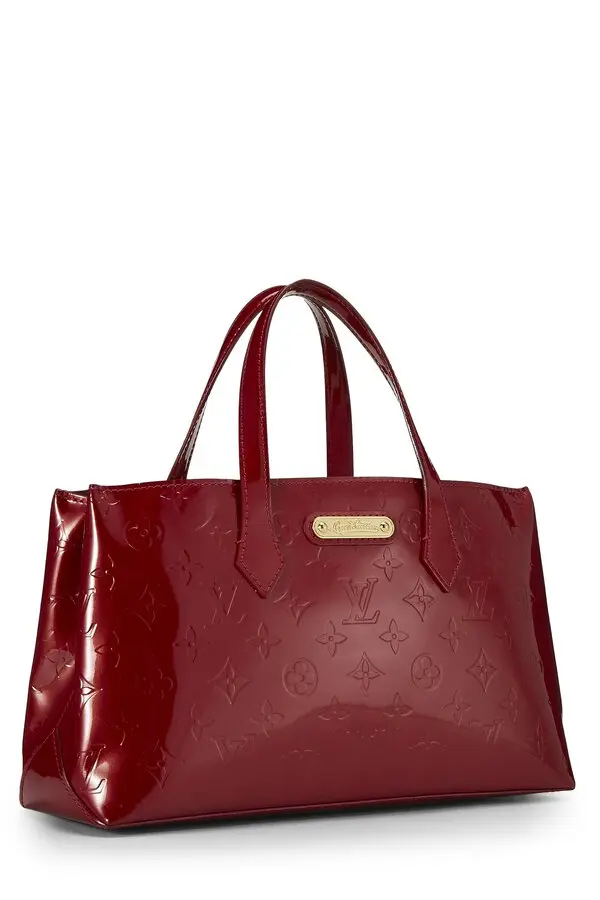 LOUIS VUITTON Rouge Fauviste Monogram Vernis Wilshire