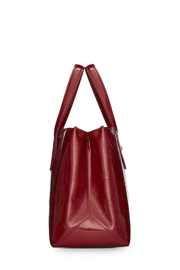 LOUIS VUITTON Rouge Fauviste Monogram Vernis Wilshire