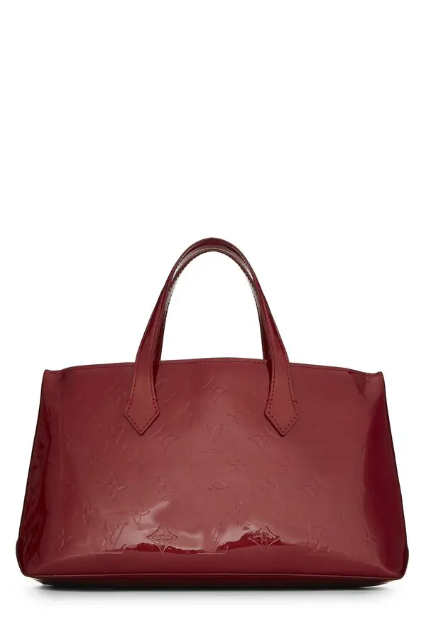 LOUIS VUITTON Rouge Fauviste Monogram Vernis Wilshire
