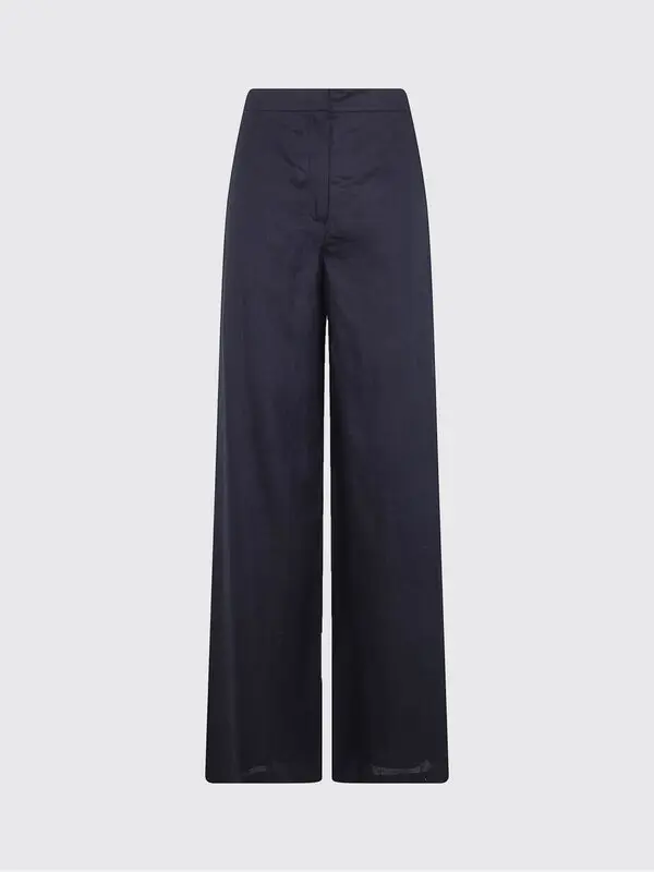 Max Mara Linen Wide Leg Trousers