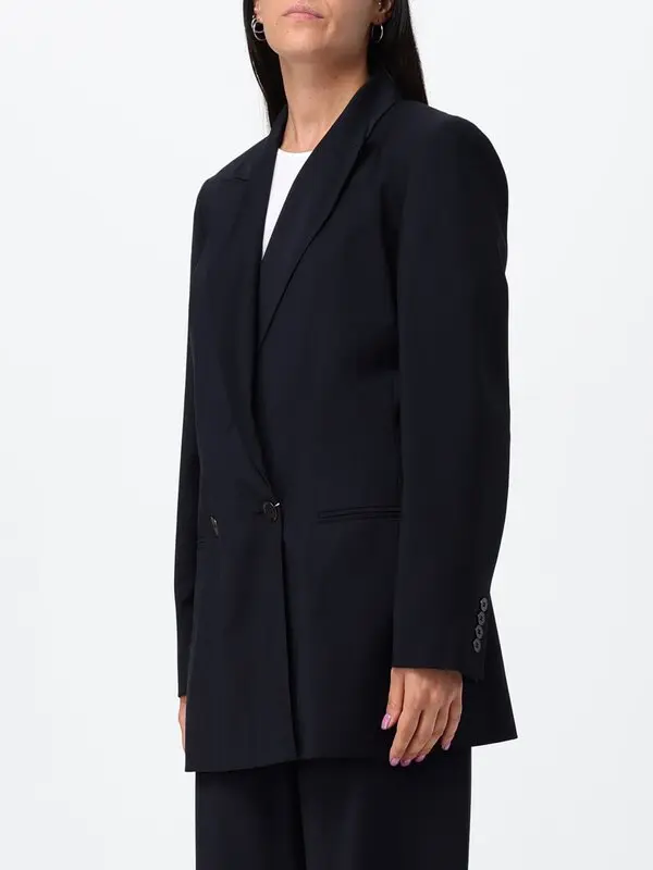 Max Mara Double-breasted Pure Wool Blazer With Peak Lapels
