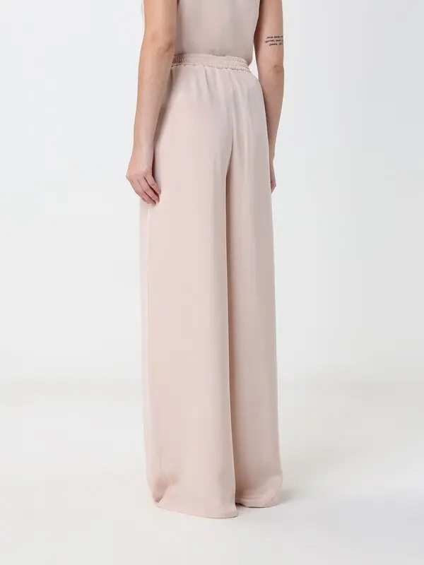 Max Mara Volonti High-waisted Silk Palazzo Trousers - Cream
