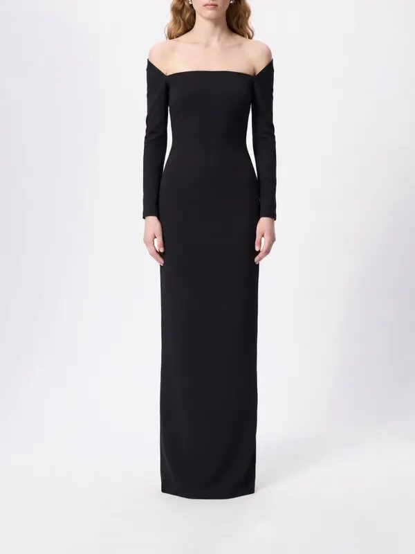 Solace London Criªpe Long Dress