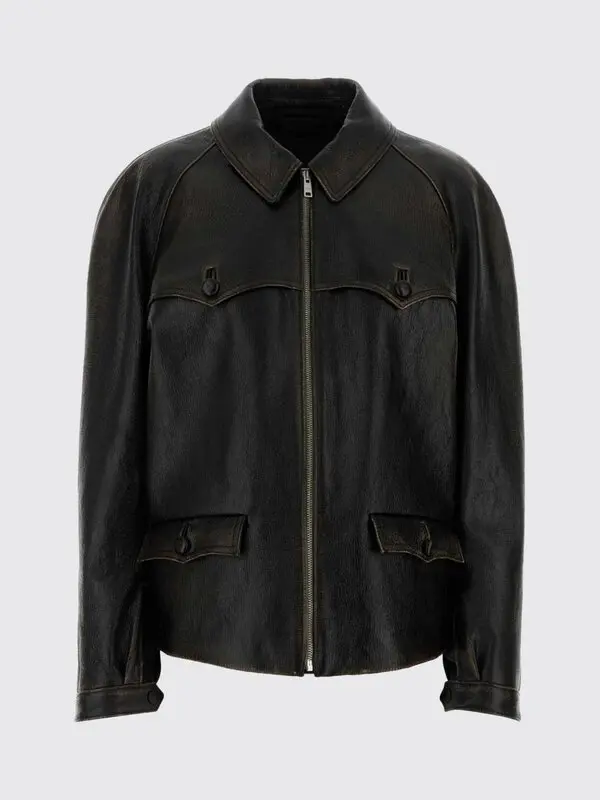 Prada Leather Jacket - Black