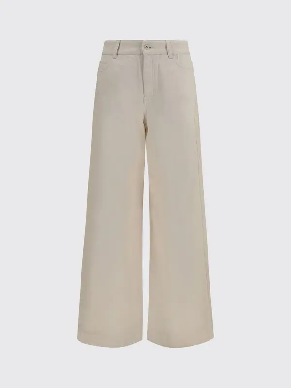 Max Mara Wide Leg Tailored Trousers - Cream
