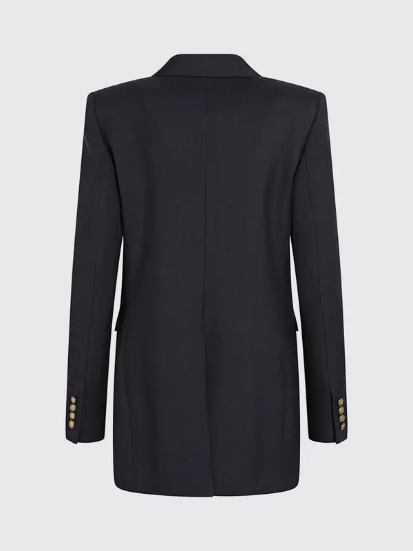 Saint Laurent Cropped Double-breasted Wool Blazer