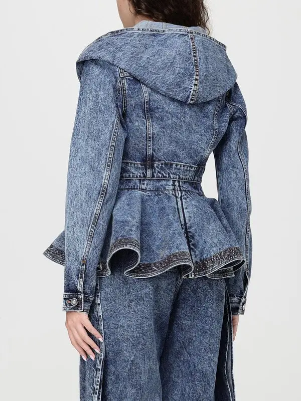ALAIA Denim Hooded Jacket