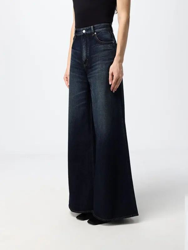 ALAIA Alaia High-waisted Flared Cotton Denim Jeans