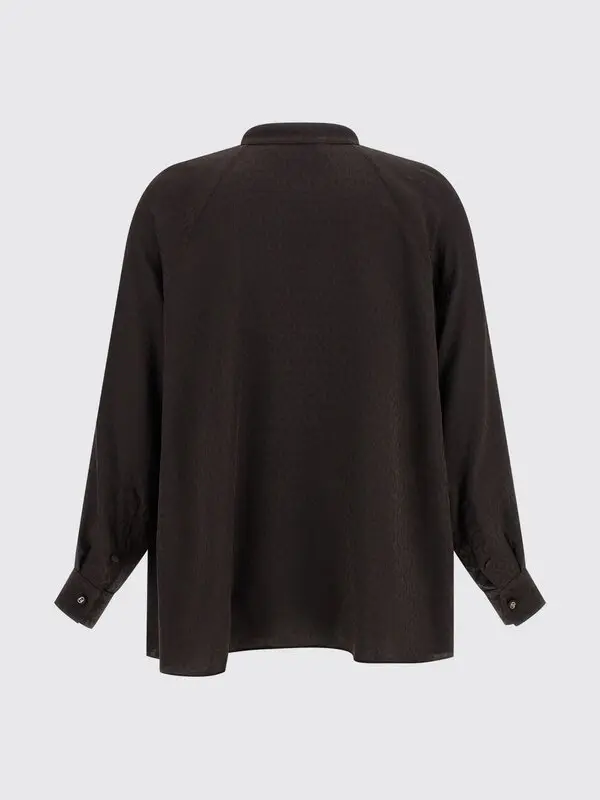 Gucci Silk Blouse With Horsebit Print