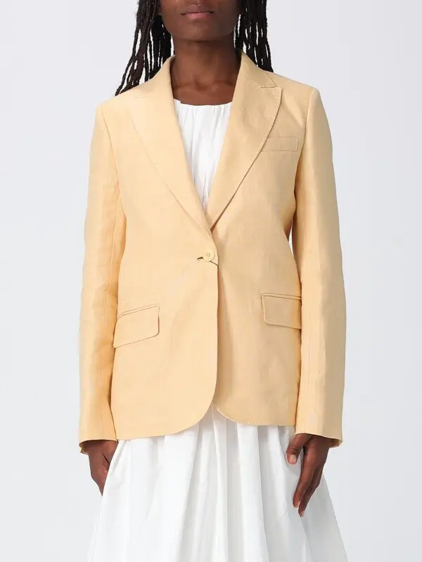 Max Mara Single-breasted Blazer - Yellow