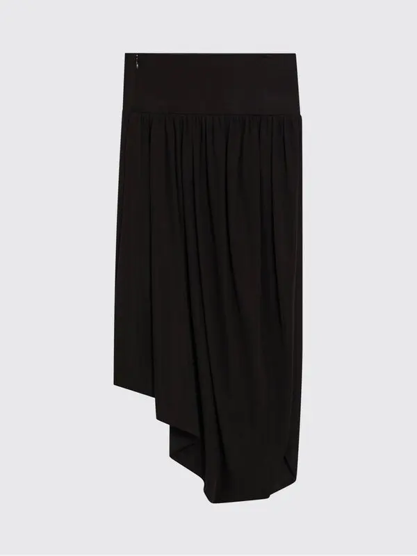 Alaïa Asymmetrical Jersey Skirt - Cream