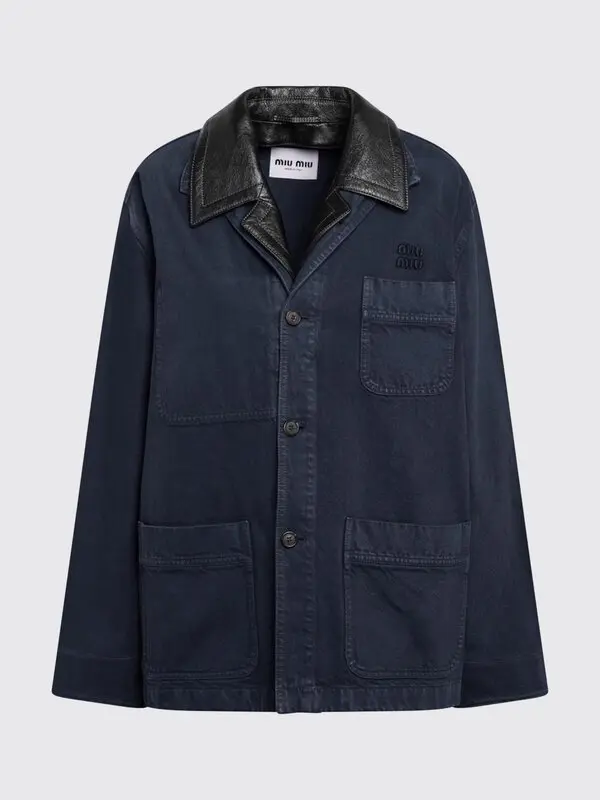 Miu Miu Cotton Jacket - Gray