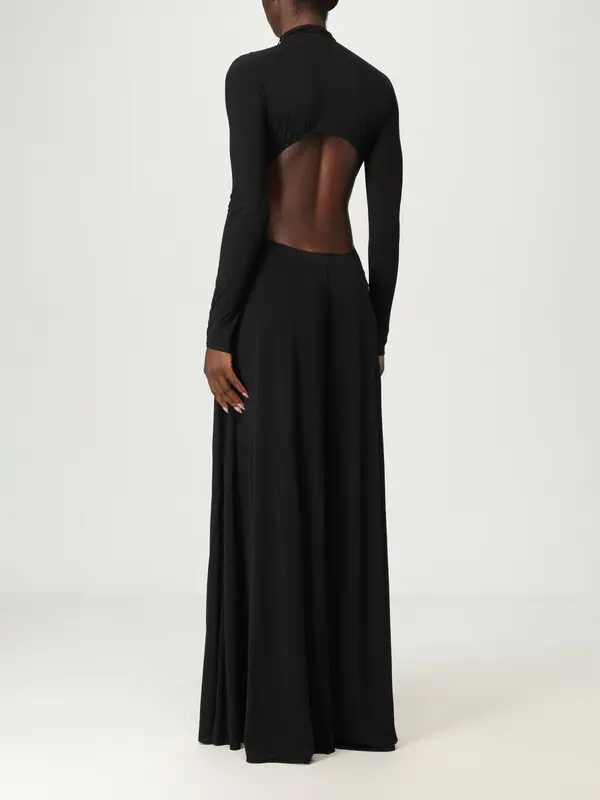 ALAIA Wide Leg Viscose Jumpsuit