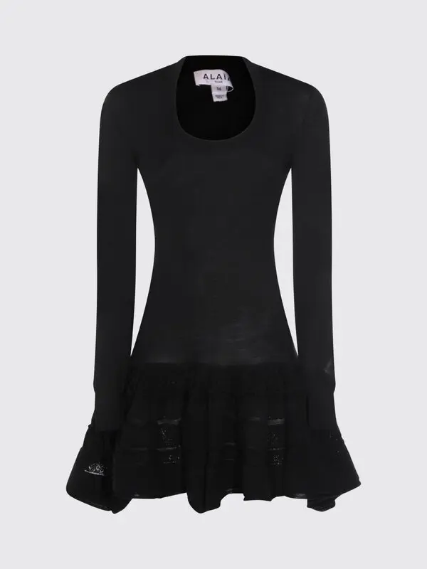 ALAIA Alaia Knit Crinoline Mini Dress