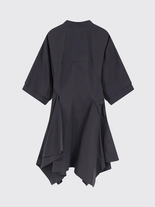 ALAIA Alaia Asymmetrical Cotton Chemisier Dress