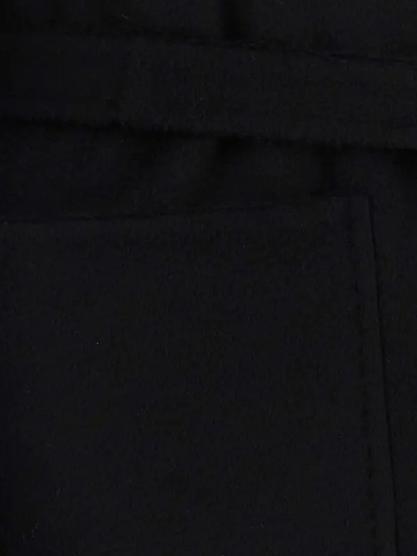 Max Mara Long Robe Coat In Pure Cashmere With Waist Belt - Brown