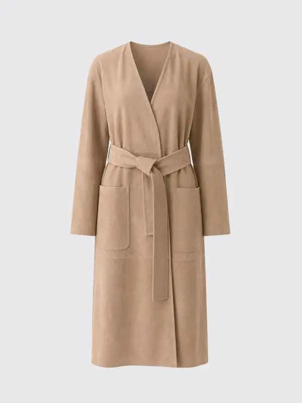 Max Mara Belted Coat - Cream