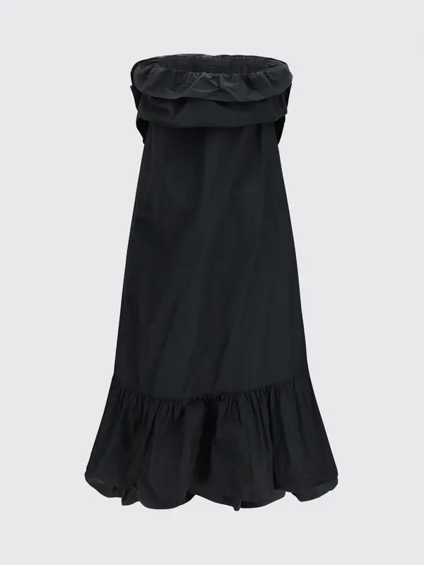 Saint Laurent Cotton Blend Long Dress