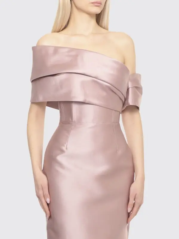 Solace London Satin Midi Dress