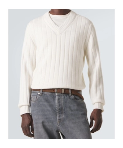 Brunello Cucinelli Ribbed-knit Cashmere Sweater