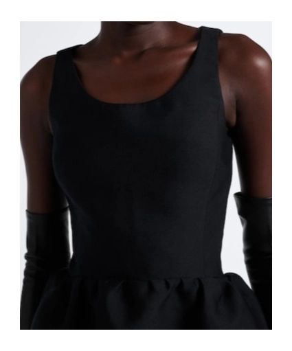 Balenciaga Wool And Silk-blend Sleeveless Minidress