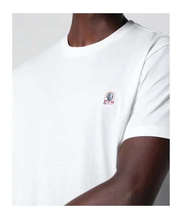 PARAJUMPERS Cotton T-shirt With Logo Patch
