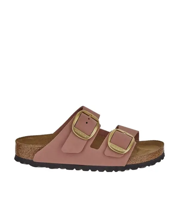 BIRKENSTOCK Arizona Big Buckle Slip-on Sandals - Brown