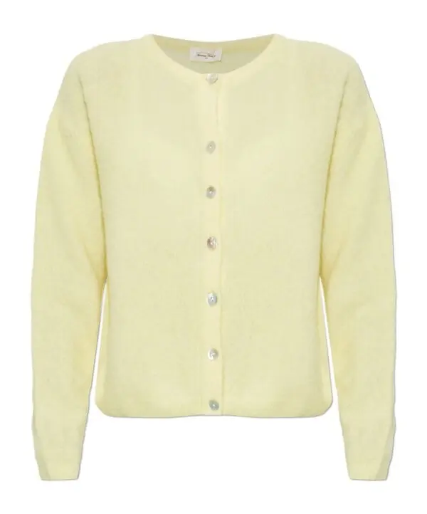 American Vintage Long-sleeve Cardigan - Yellow
