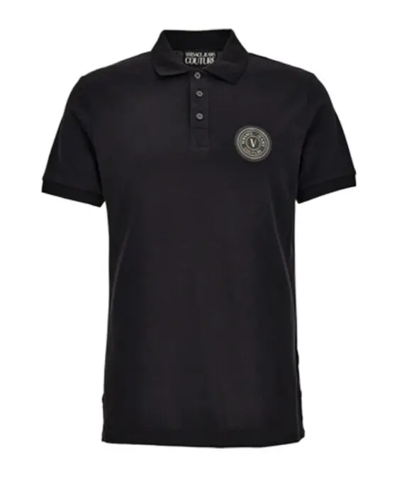 Versace Short-sleeve Polo Shirt - Black