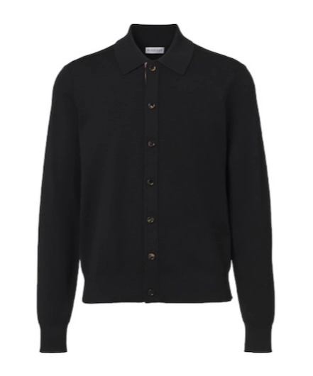 Burberry Wool-blend Cardigan - Blue