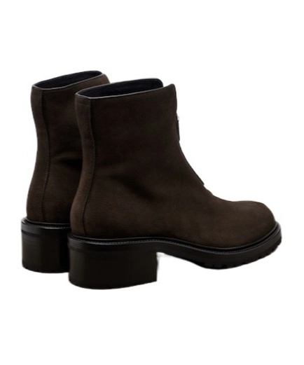 THE ROW Suede Ankle Boots