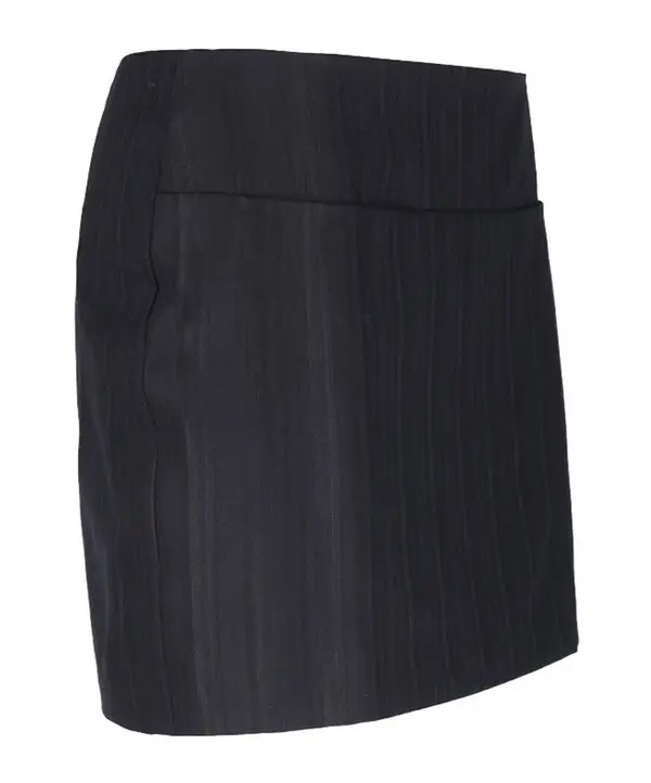 DONDUP Erotica Striped Zipped Skirt