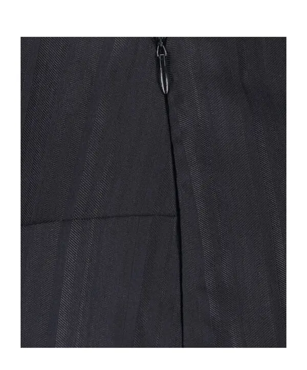 DONDUP Erotica Striped Zipped Skirt