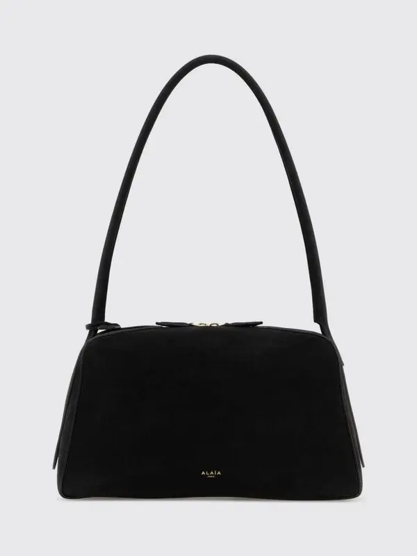 Alaïa Le Bouledogue Nubuck Bag - Black