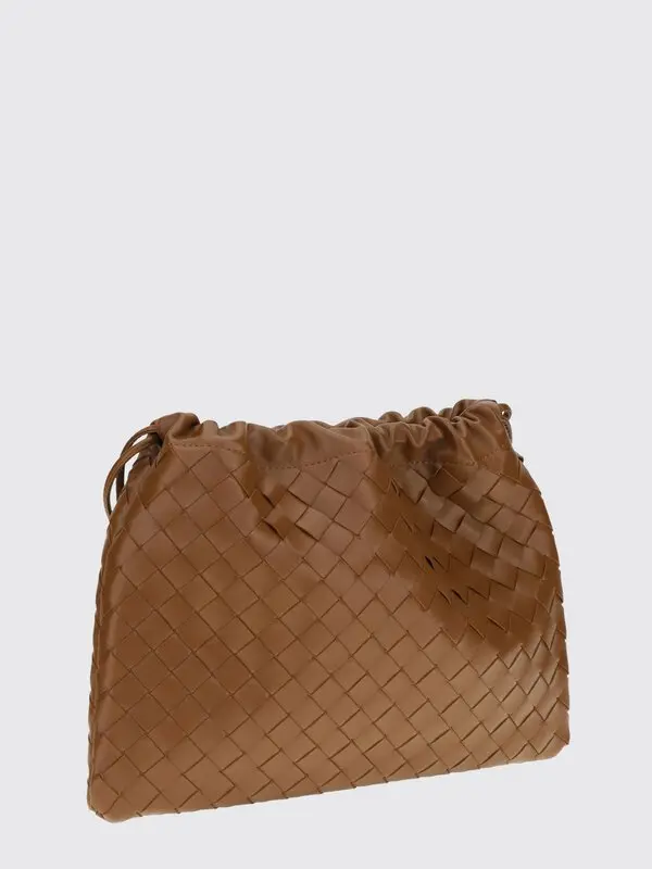 Bottega Veneta Intrecciato Calfskin Bucket Bag With Drawstring - Brown