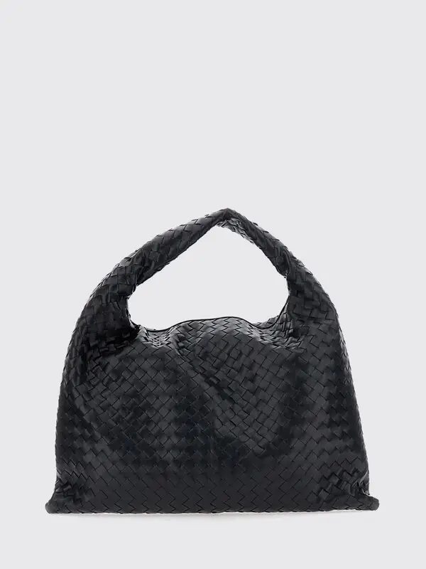 Bottega Veneta Large Intrecciato Shoulder Bag - Black
