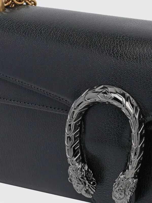 Gucci Dionysus Medium Grained Leather Shoulder Bag With Tiger Head Closure