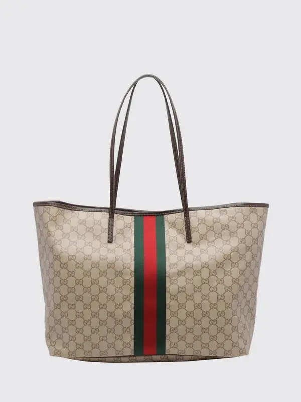 Gucci Tribeca Monogram Jacquard Shoulder Bag With Double Handle