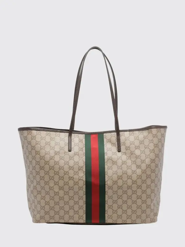 Gucci Tribeca Monogram Jacquard Shoulder Bag With Double Handle