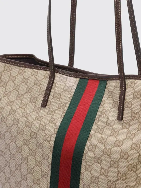 Gucci Tribeca Monogram Jacquard Shoulder Bag With Double Handle