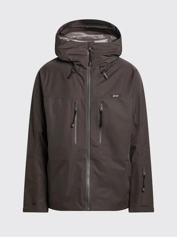 Prada Technical Fabric Jacket With Hood - Green