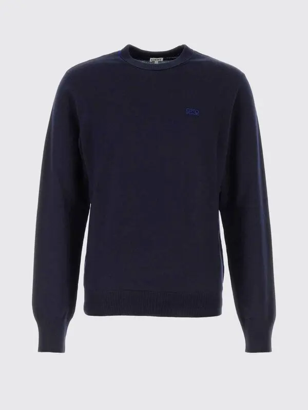 Loewe Anagram Embroidered Wool Crewneck Jumper