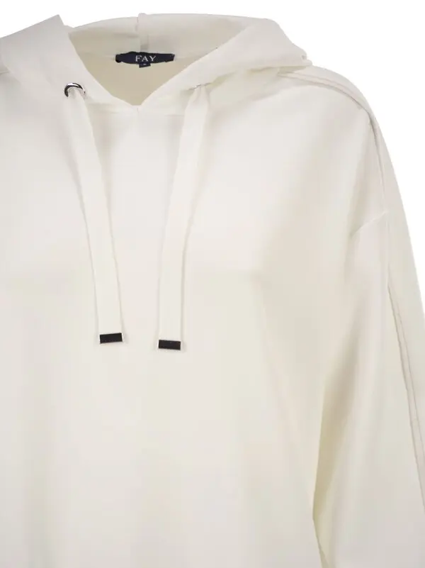 FAY Jersey Hooded Sweatshirt