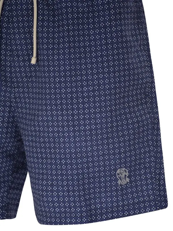 Brunello Cucinelli Nylon Swimsuit With Floral Print