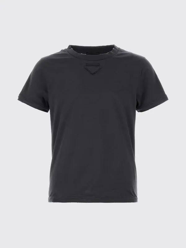 Prada Cotton T-shirt With Logo